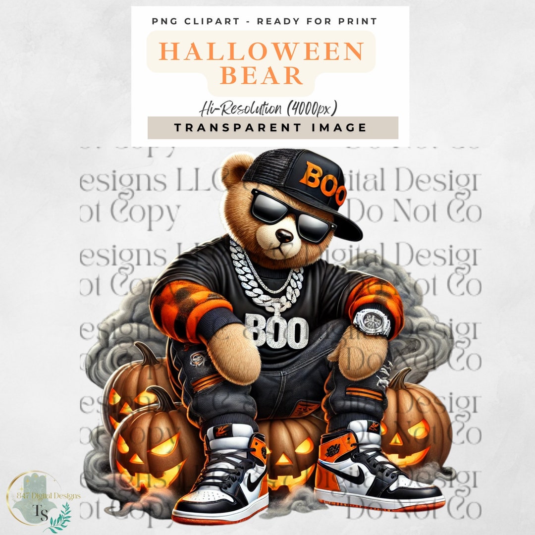 Halloween Teddy Bear PNG Teddy Bear Halloween Clipart Pumpkin Bear ...