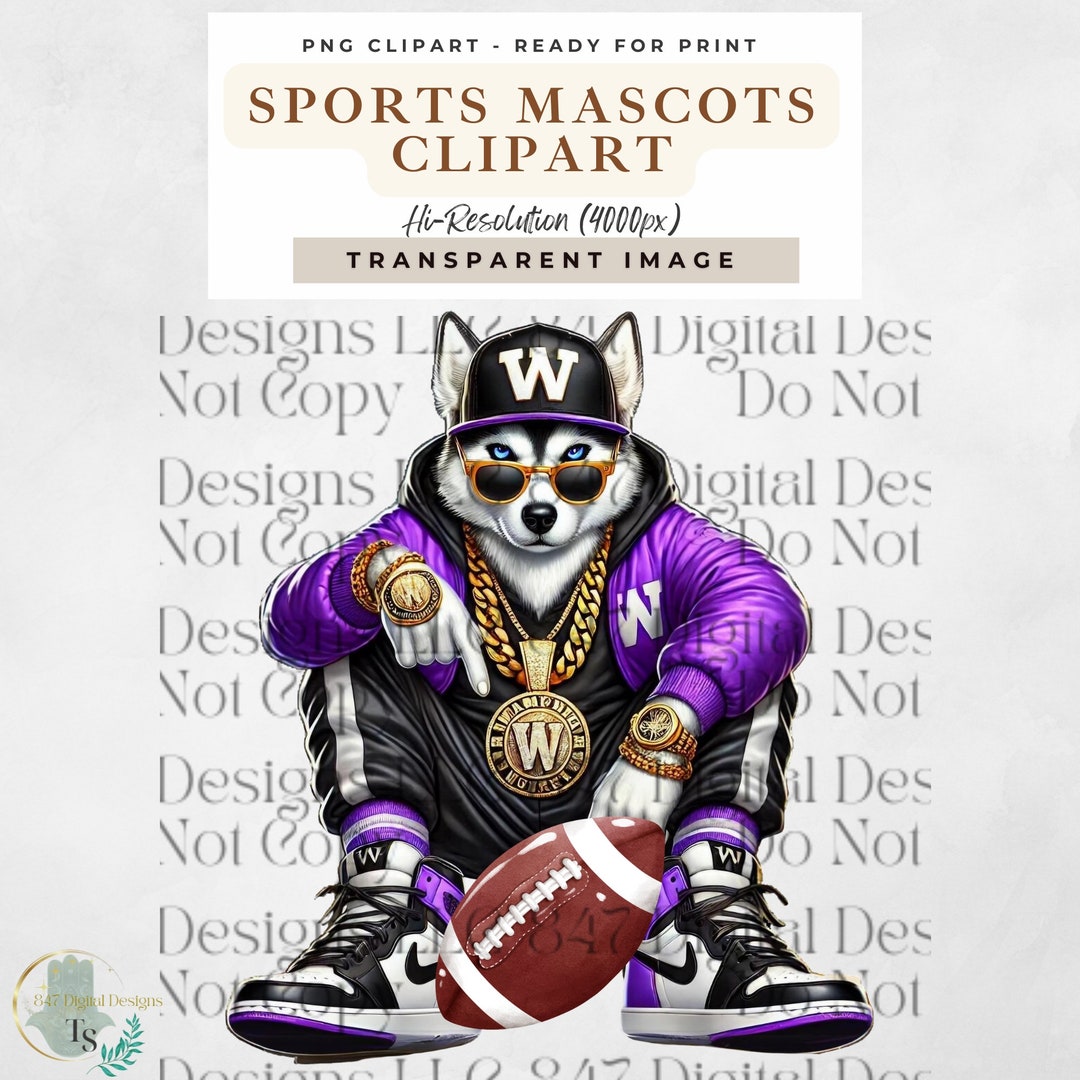 Sports Swag Husky Hip Hop Husky Clipart Basketball PNG Football PNG ...