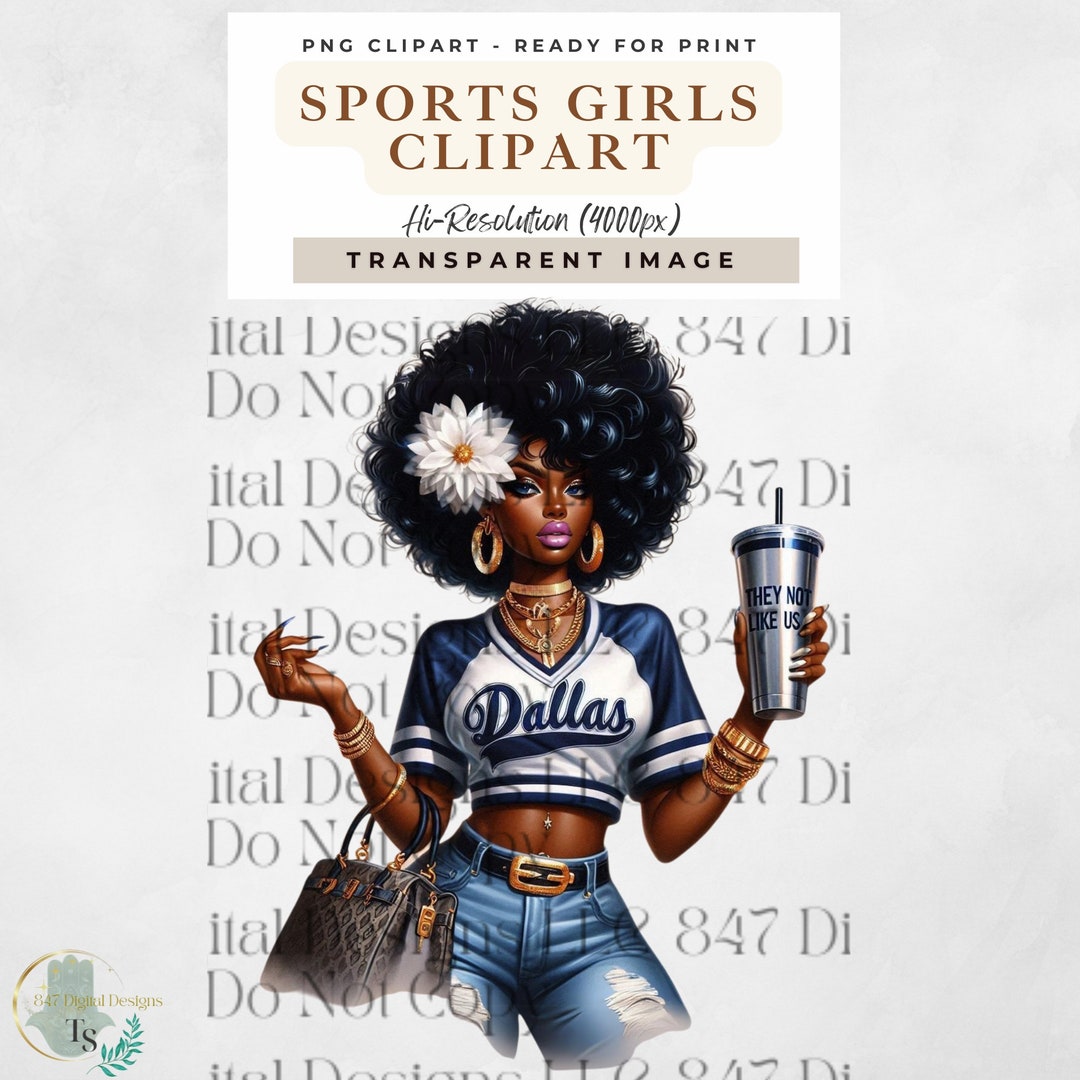 Sports Girl Clipart Chibi Football Fan PNG Clipart Football Shirt ...