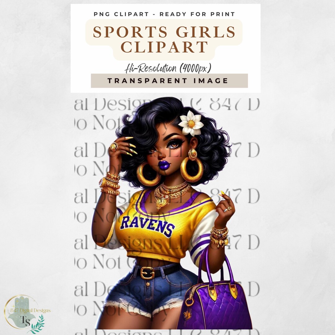 Sports Girl Clipart Chibi Football Fan PNG Clipart Football Shirt ...