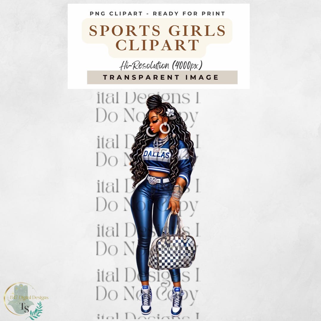 Sports Girl Clipart Chibi Football Fan PNG Clipart Football Shirt ...