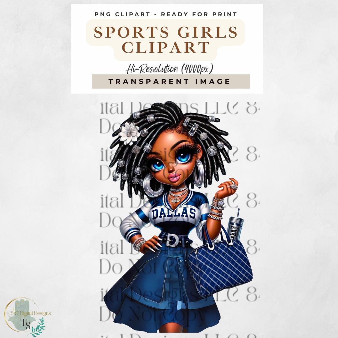 Sports Girl Clipart Chibi Football Fan PNG Clipart Football Shirt ...
