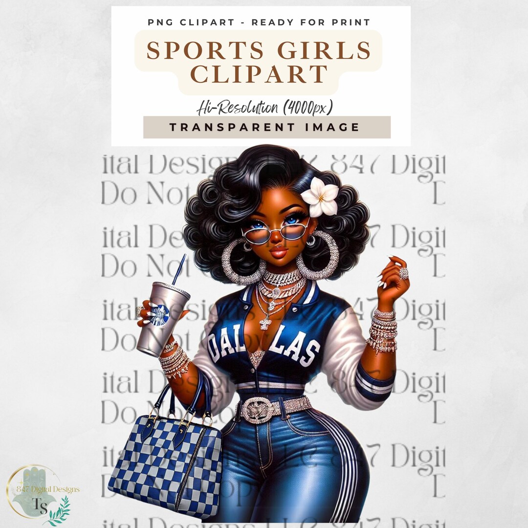 Sports Girl Clipart Chibi Football Fan PNG Clipart Football Shirt ...