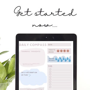 Daily Compass Printable Planner - Etsy