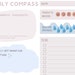 Daily Compass Printable Planner - Etsy