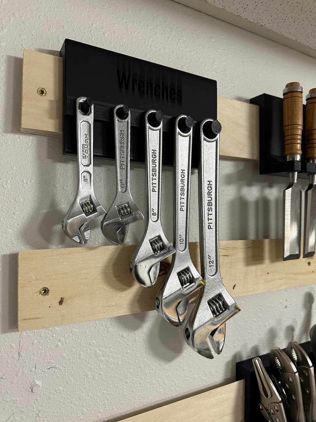 Adjustable Wrench Holder French Cleat System 3D Printed Organization ...