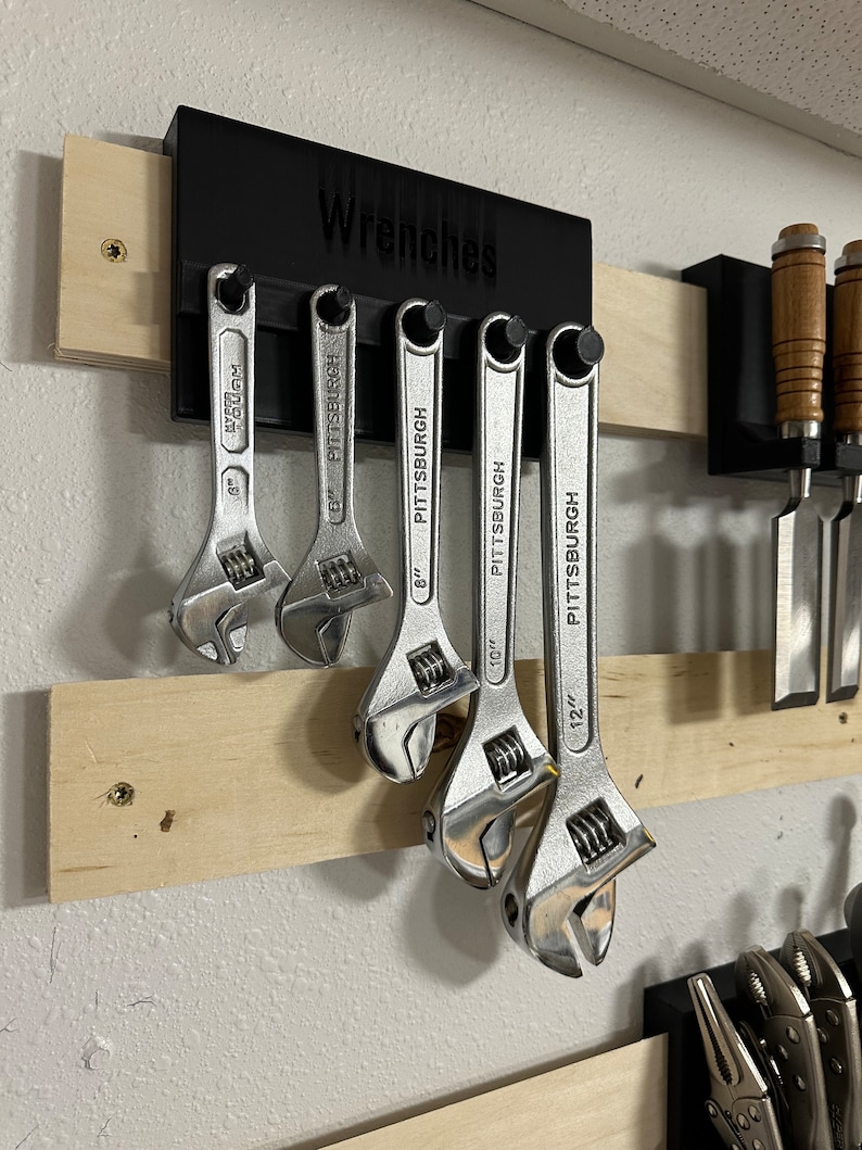 Adjustable Wrench Holder French Cleat System 3D Printed Organization ...