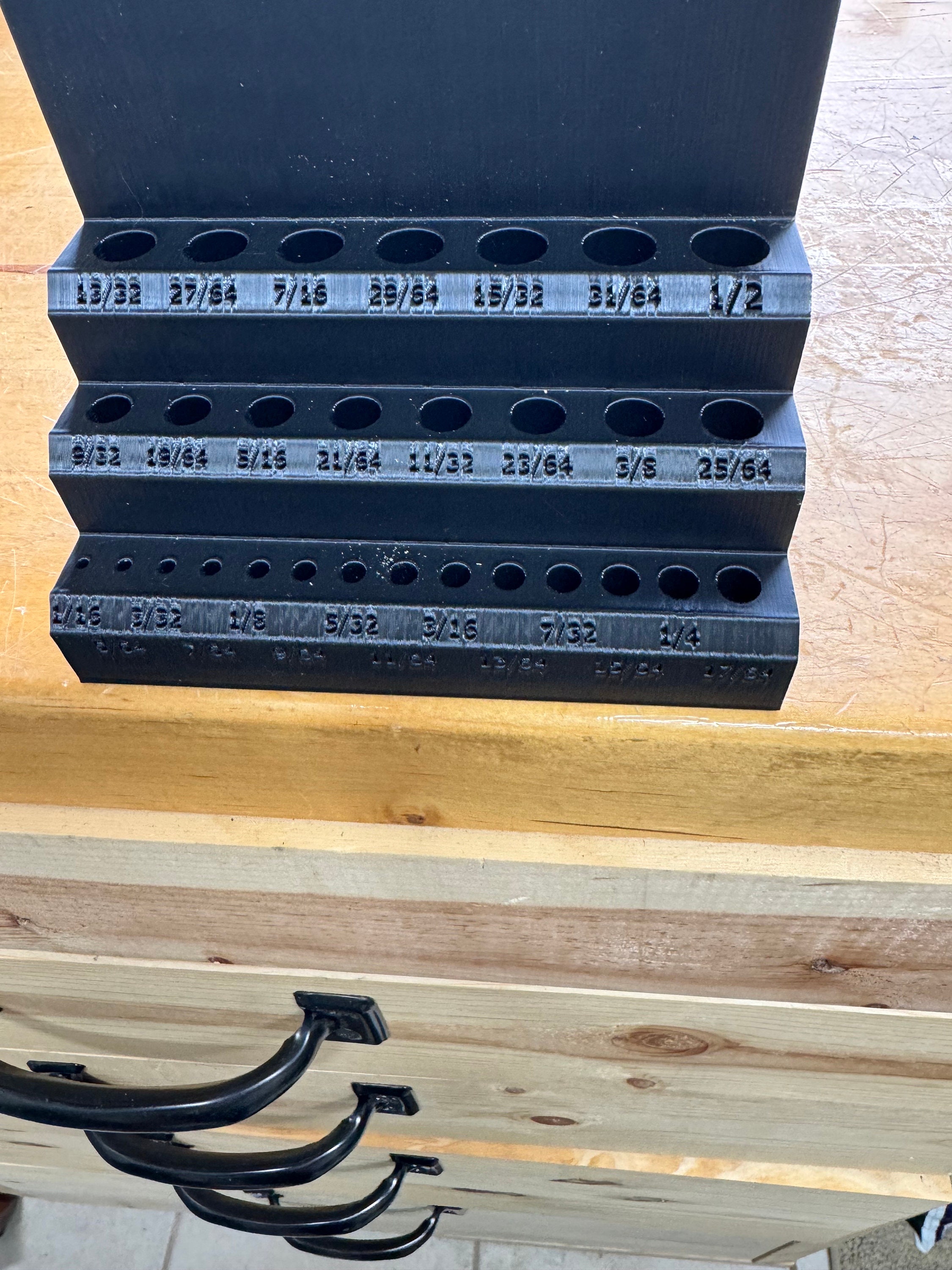 Drill Bit Holder French Cleat System 3D Printed Organization Solution - Etsy