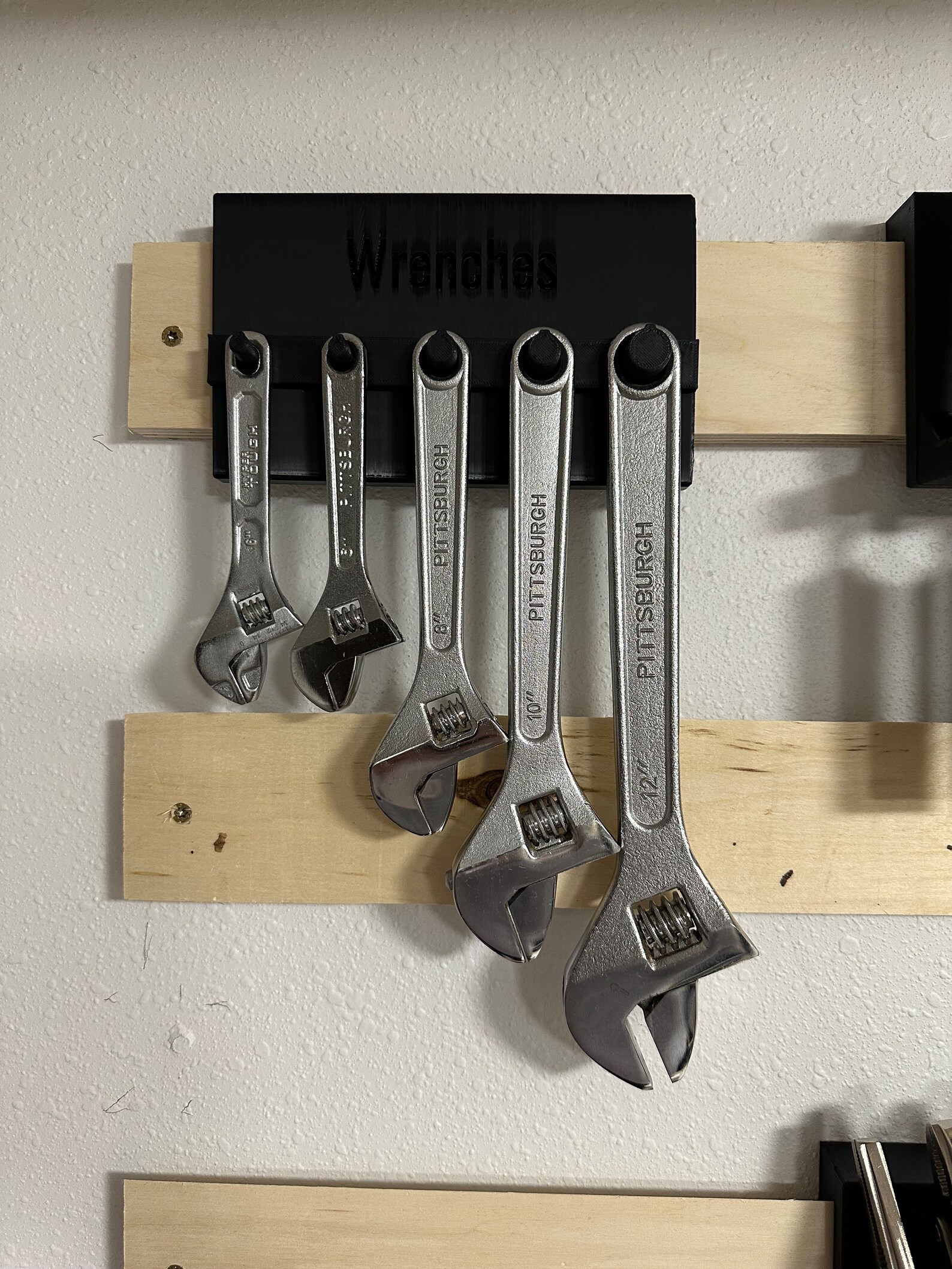 Adjustable Wrench Holder French Cleat System 3D Printed Organization ...