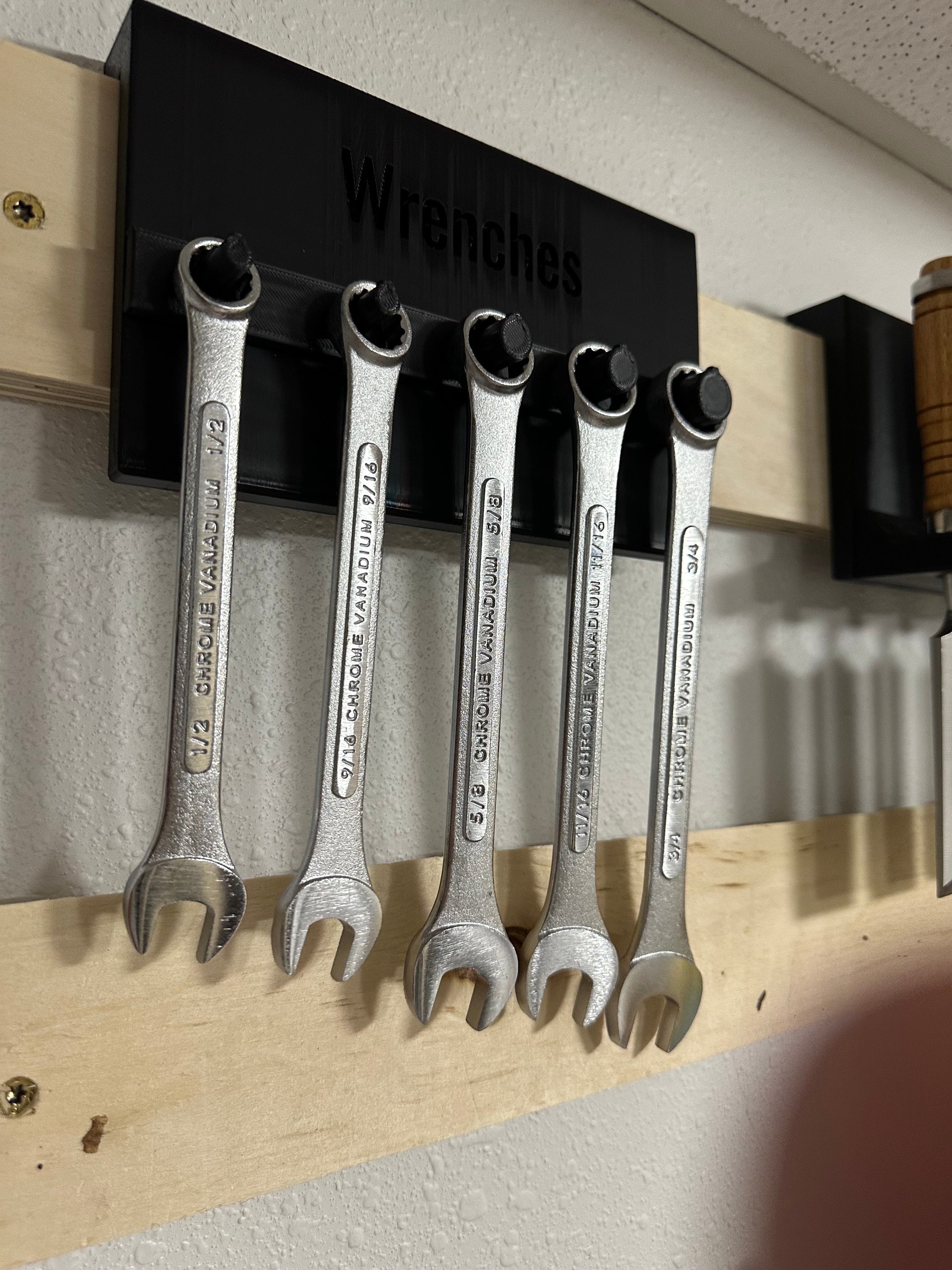 Adjustable Wrench Holder French Cleat System 3D Printed Organization ...