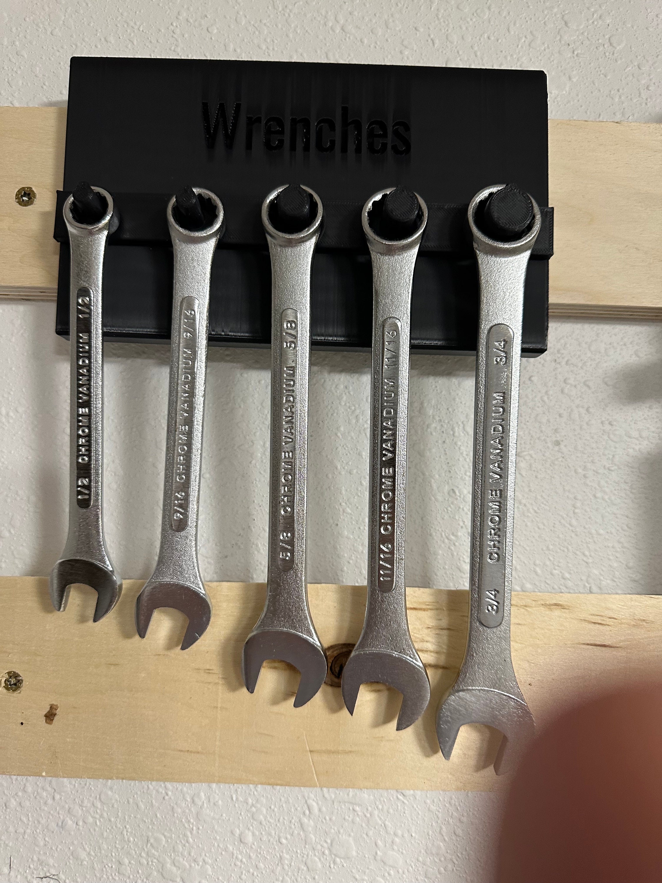 Adjustable Wrench Holder French Cleat System 3D Printed Organization ...