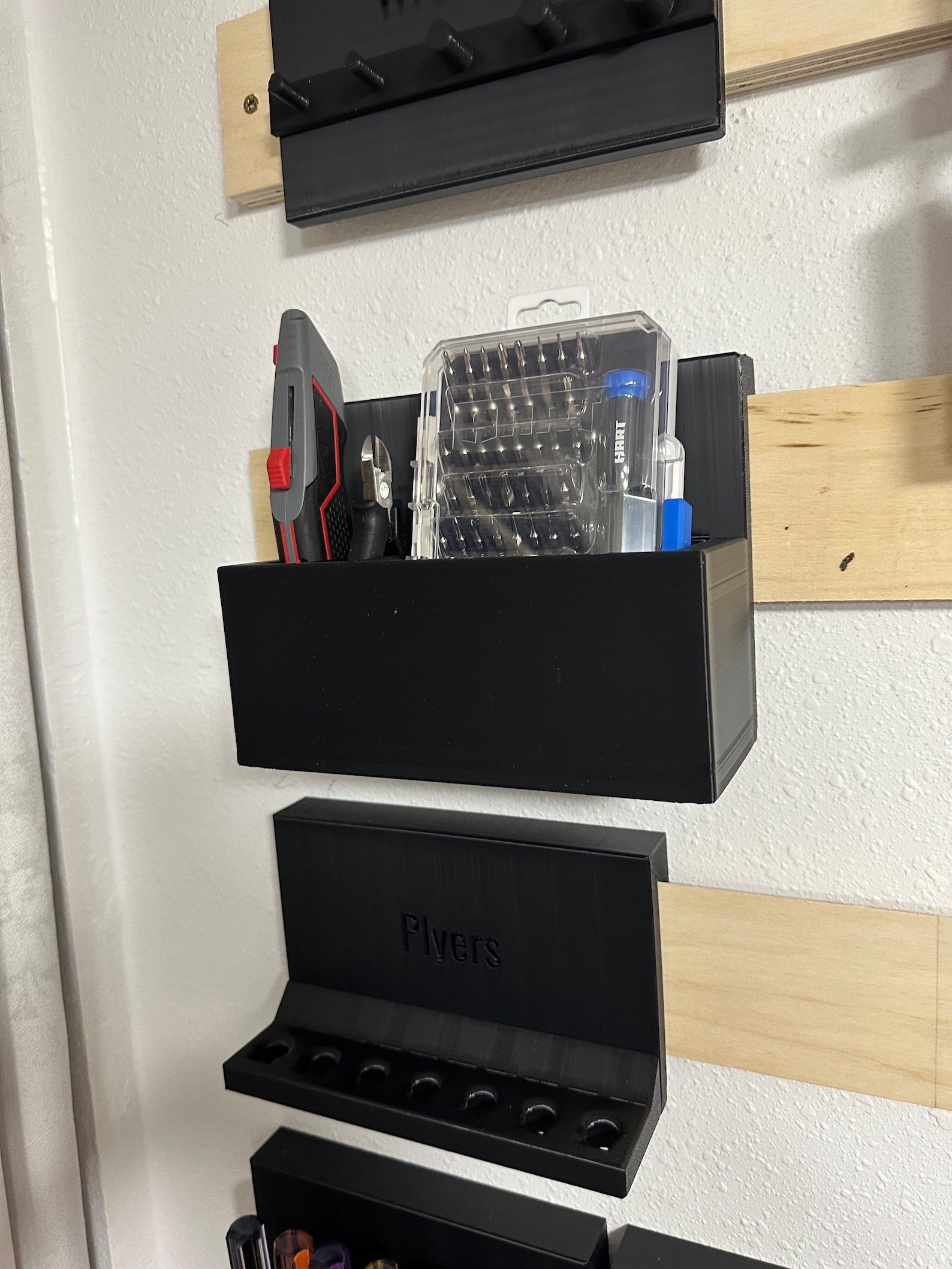 Adjustable Hand Tool Holder French Cleat System 3D Printed Organization ...