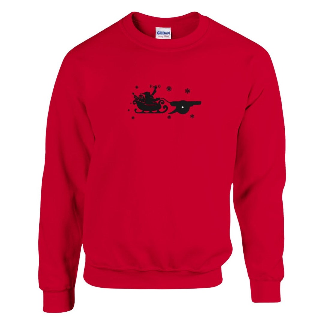Arsenal Fan Christmas Jumper Red Classic Unisex Crewneck Sweatshirt up ...
