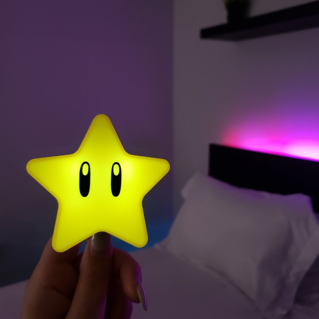 Mario Star Nintendo Super Star N64 Night Light - Etsy