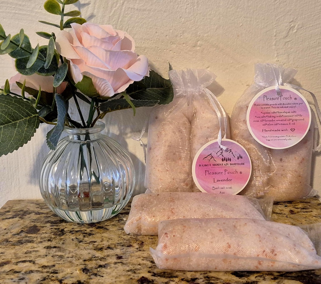 Bath Salts, Salt Soak, Spa, Pleasure Pouch ®, Luxurious, Aromatherapy ...