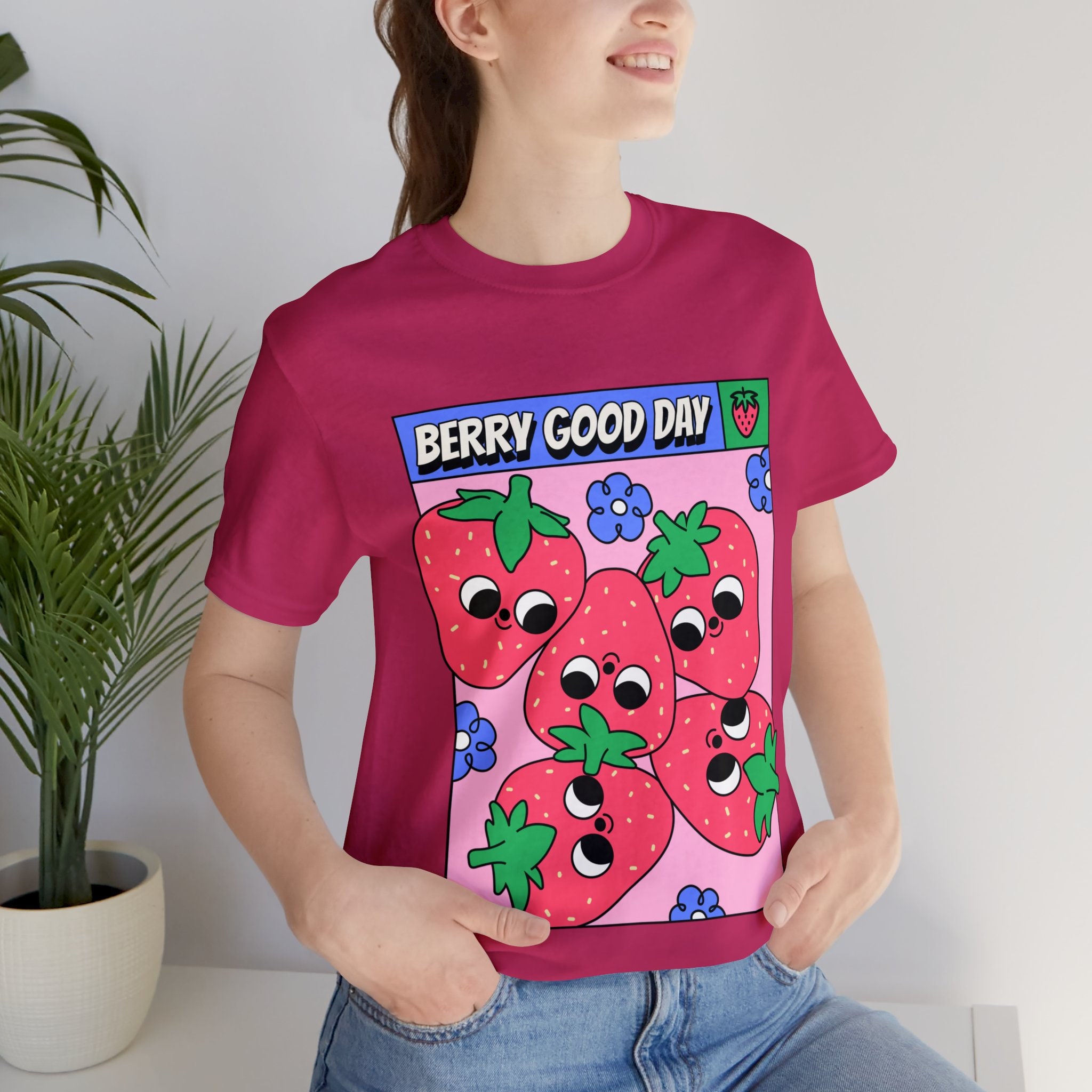 Fruit-themed Strawberry Shirt: Trendy & Eco-friendly Summer Fashion ...