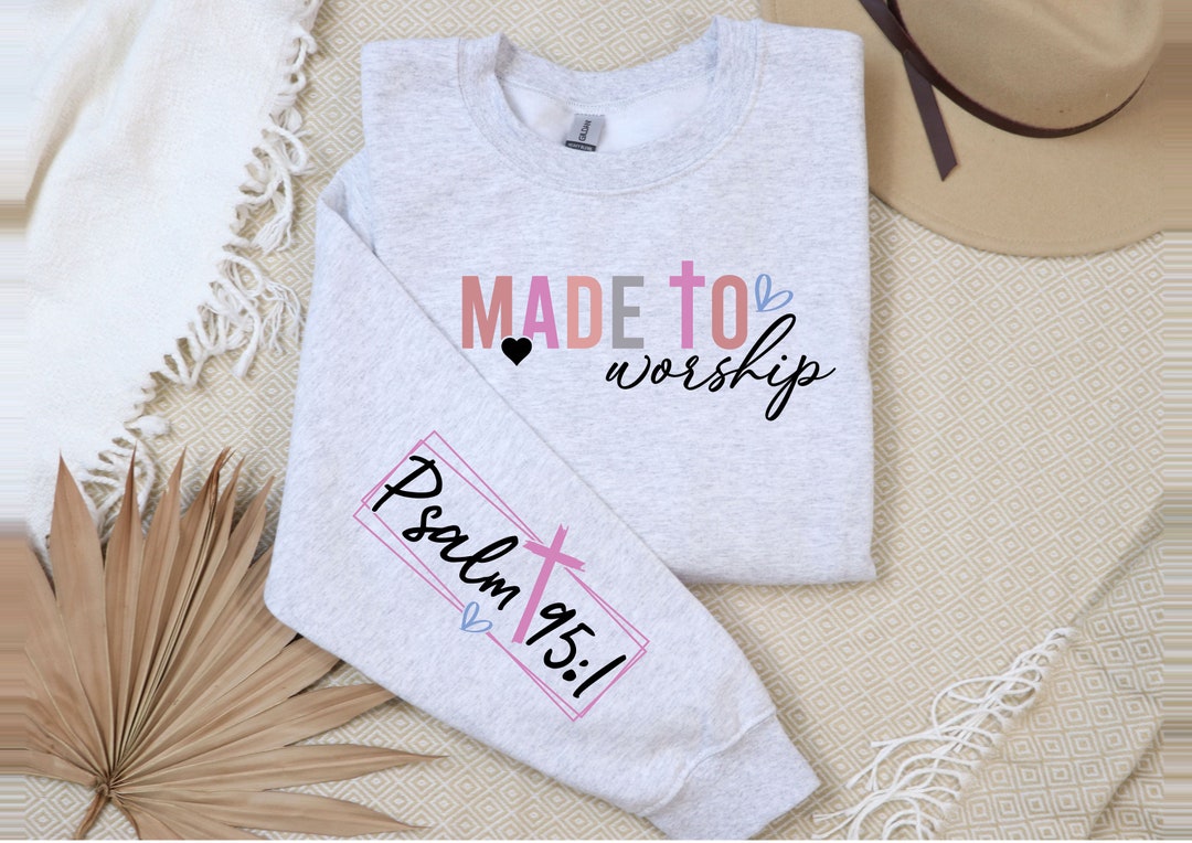 Blessed Sweatshirt:flaunt Your Faith in God's Love! Women's Christian ...