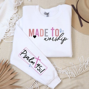 Blessed Sweatshirt:flaunt Your Faith in God's Love! Women's Christian ...