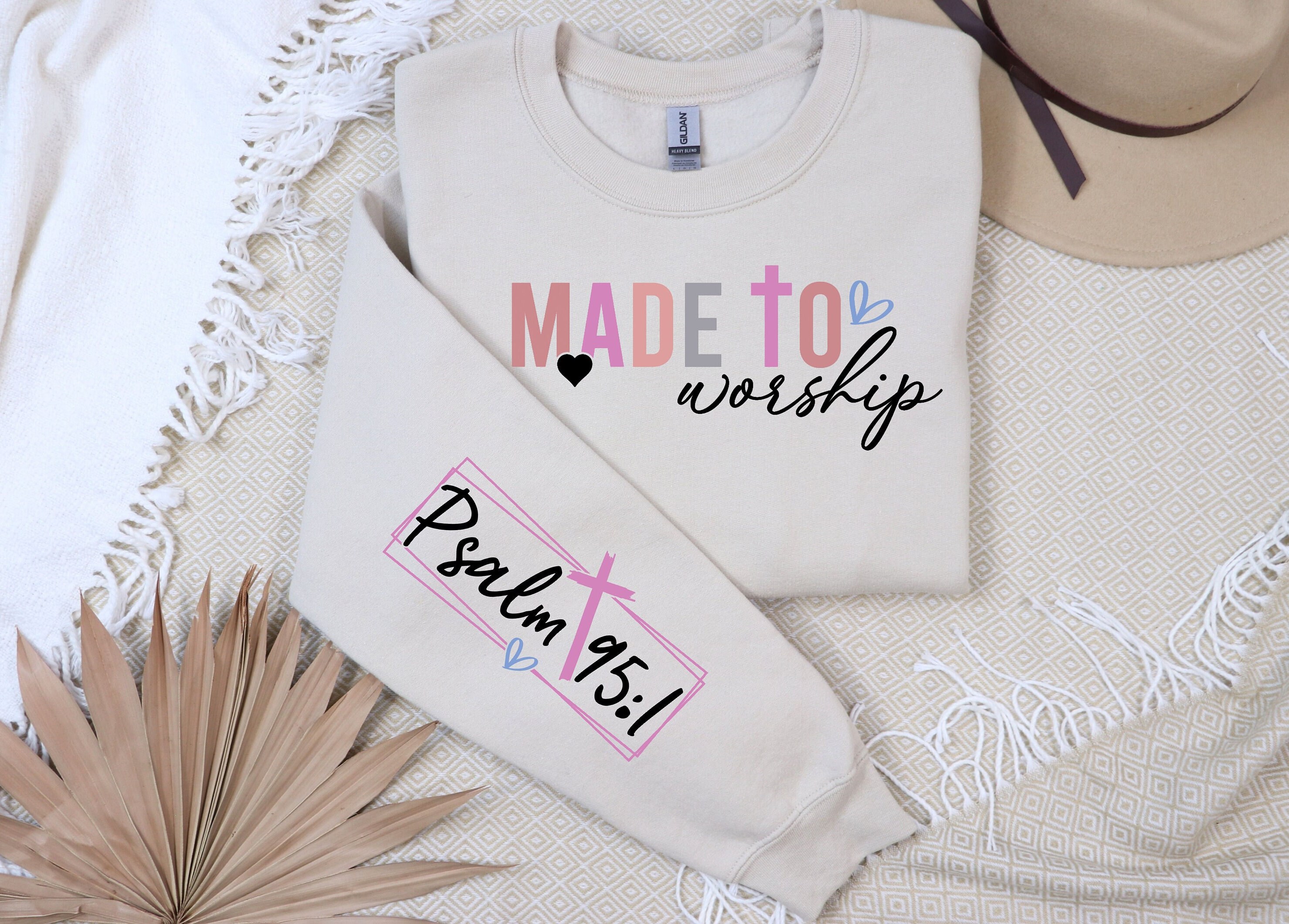 Blessed Sweatshirt:flaunt Your Faith in God's Love! Women's Christian ...