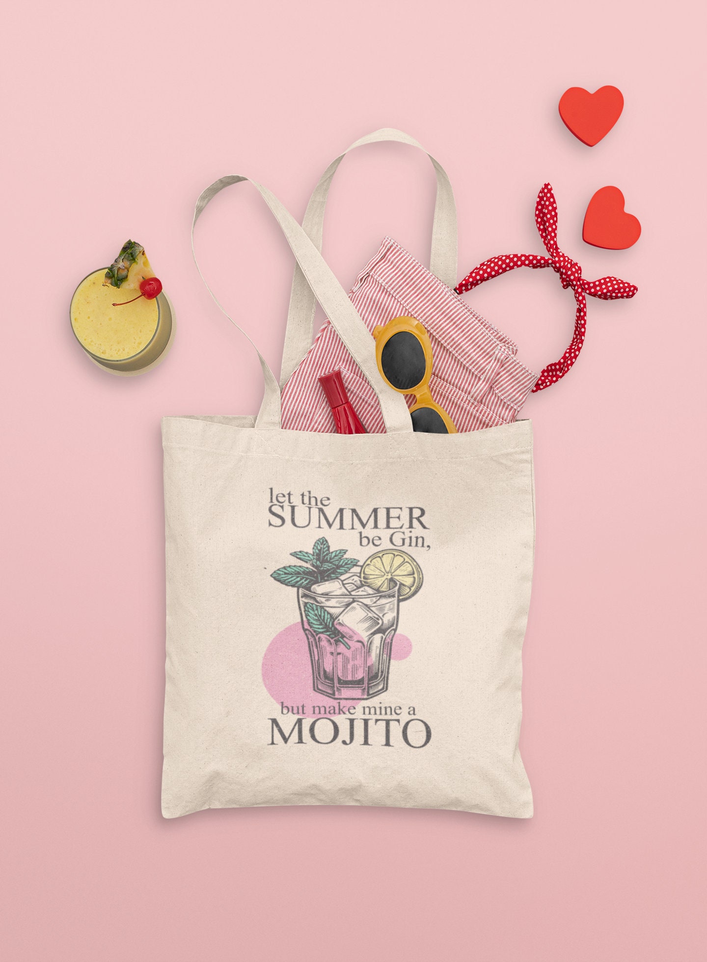 Vintage Summer Tote Bag, Retro Beach Weekend Tote, Weekender Bag, Girls ...