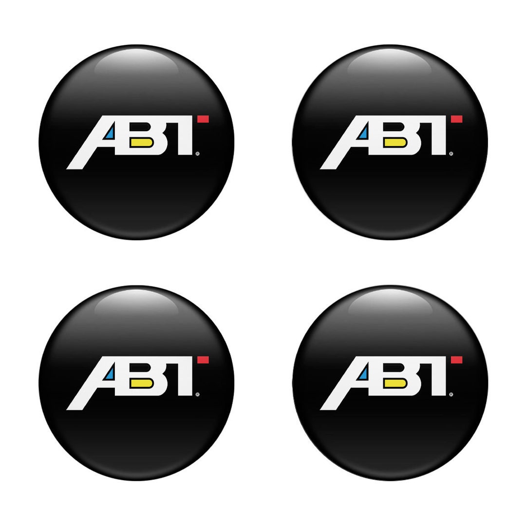 4 Models High Quality Set of 4 Silicone Stickers Logo ABT Suitable for ...