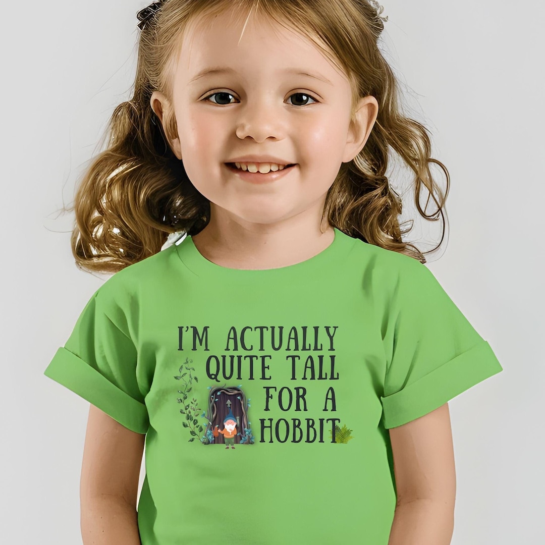 I'm Actually Quite Tall, Hobbit Shirt, Child Hobbit T-shirt, Lord of ...