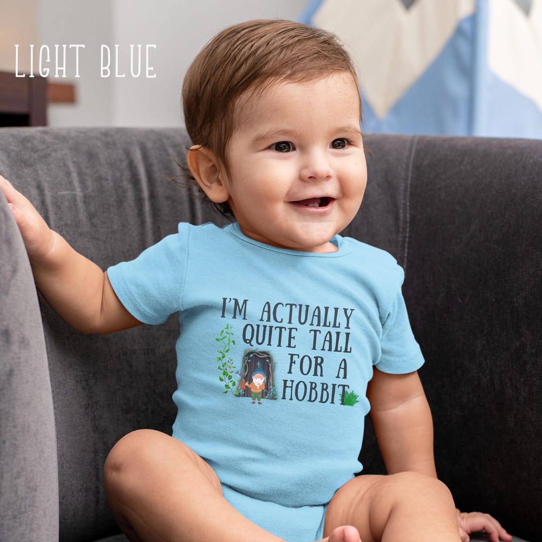 I'm Actually Quite Tall for A Hobbit, Boys Hobbitcore Baby Bodysuit ...