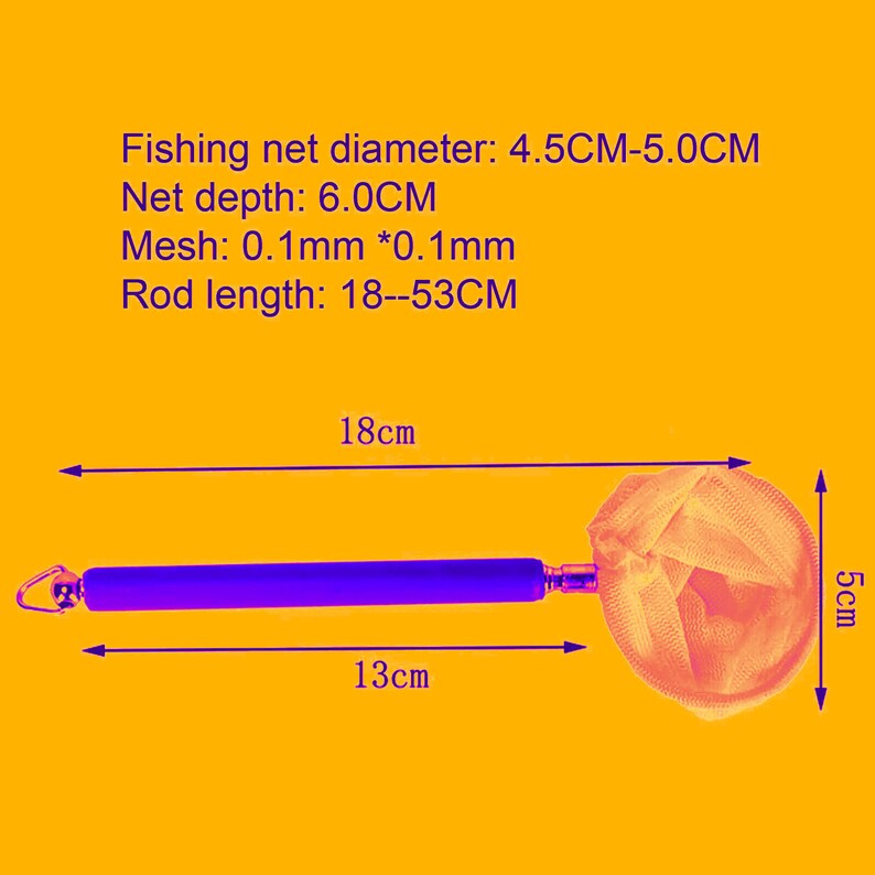Mini Adjustable Telescopic Shrimp, Fish Net, Mesh - Etsy