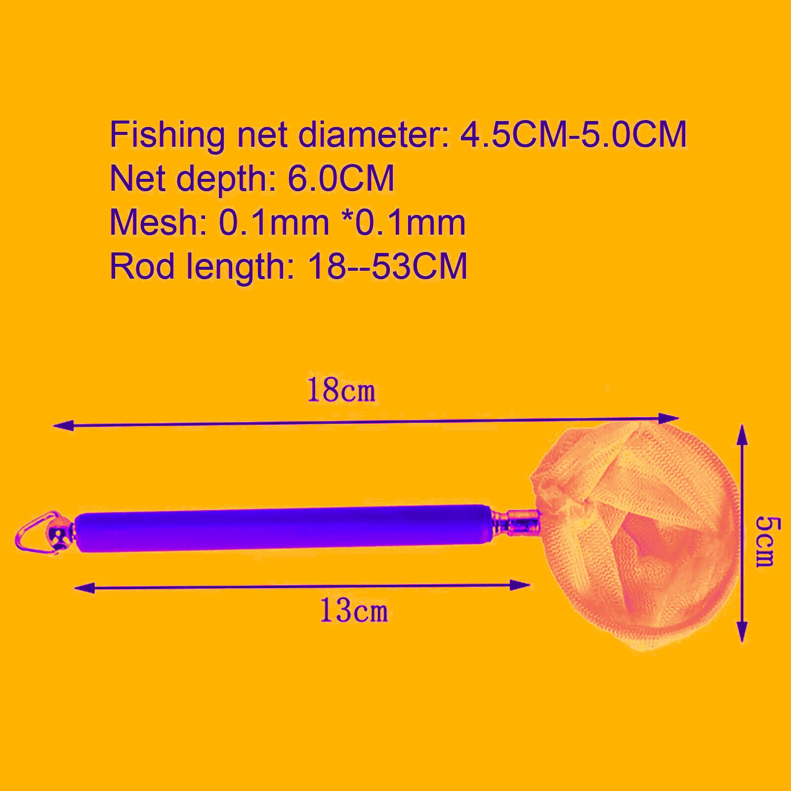 Mini Adjustable Telescopic Shrimp, Fish Net, Mesh - Etsy