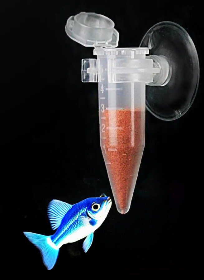 Fish Feeder Cone With Suction, an Aquarium Accessory for Conveniently ...