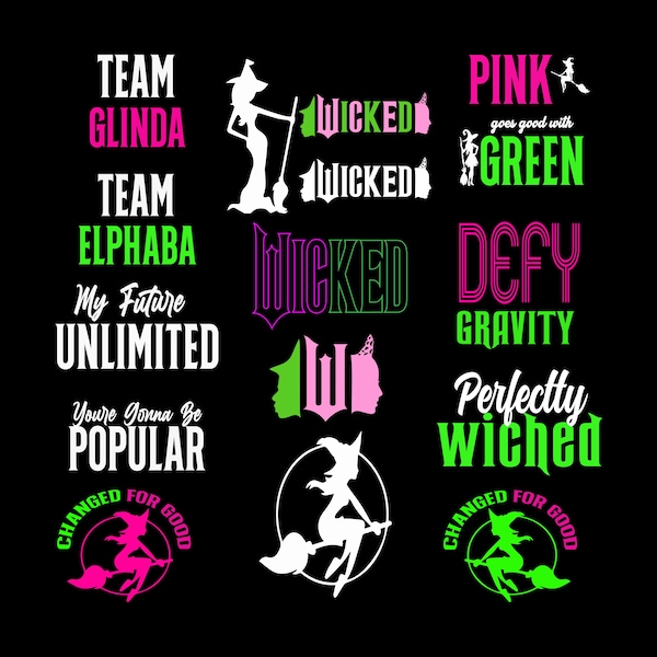 Wicked Elphaba Silhouette - Etsy