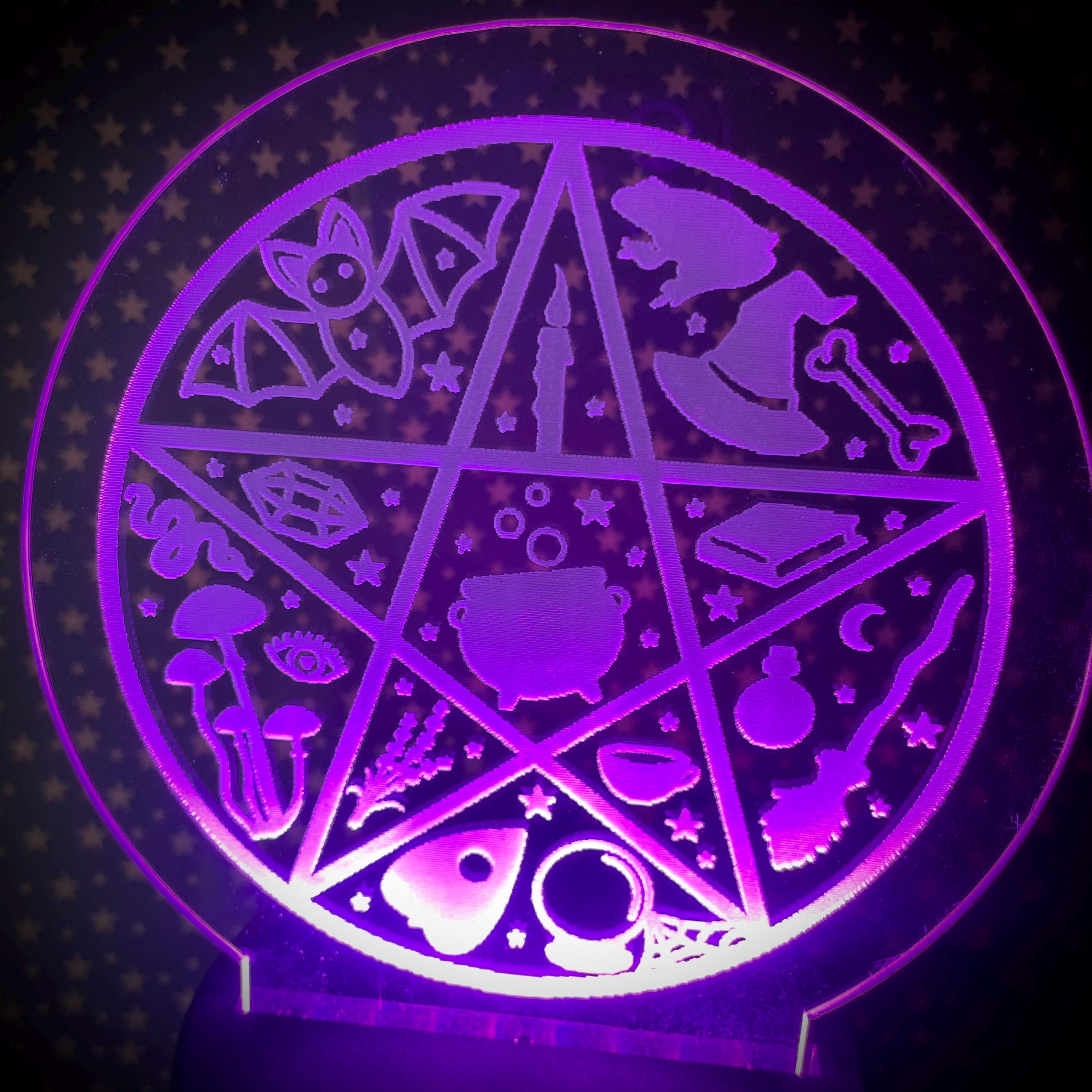 Pentacle LED Light - Etsy