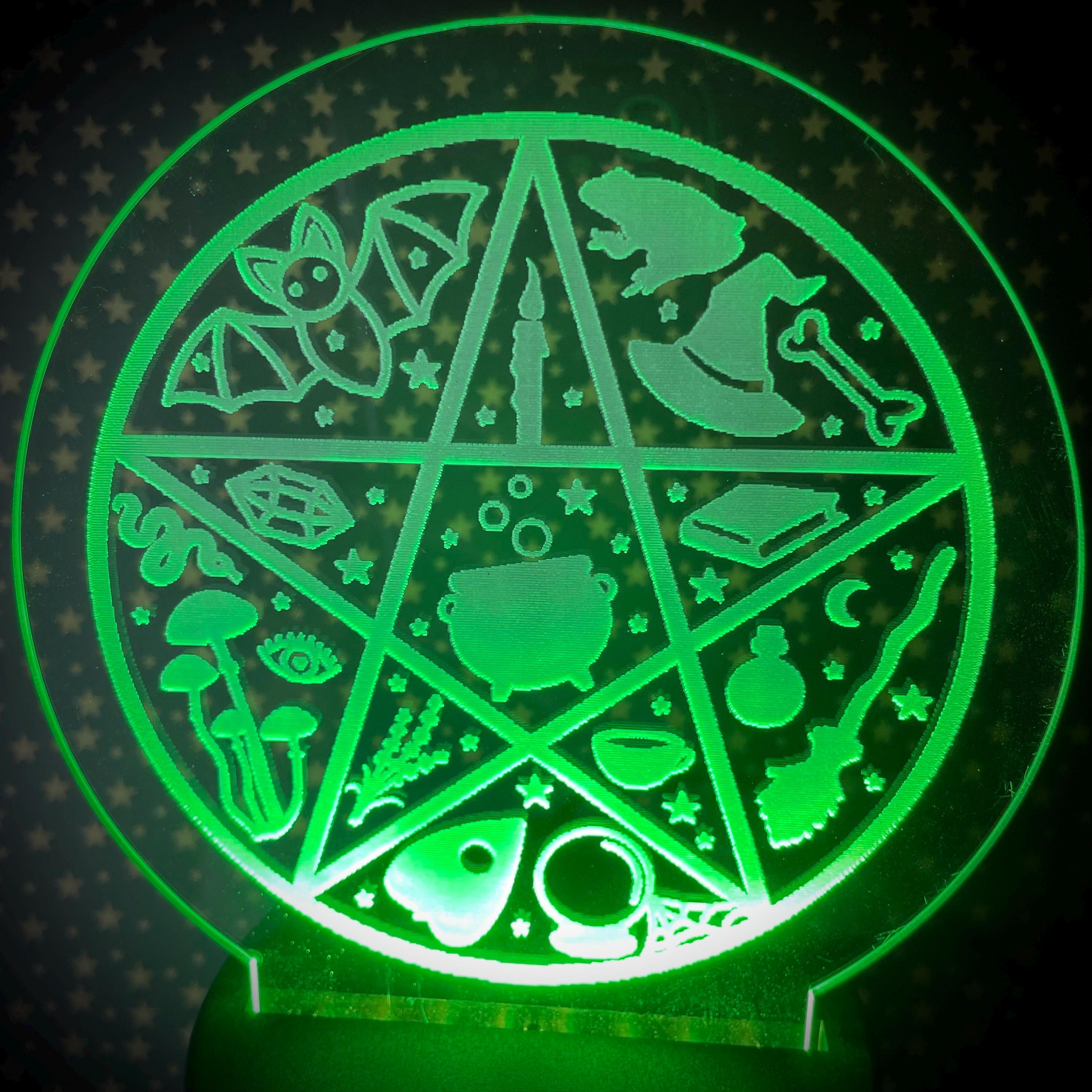 Pentacle LED Light - Etsy