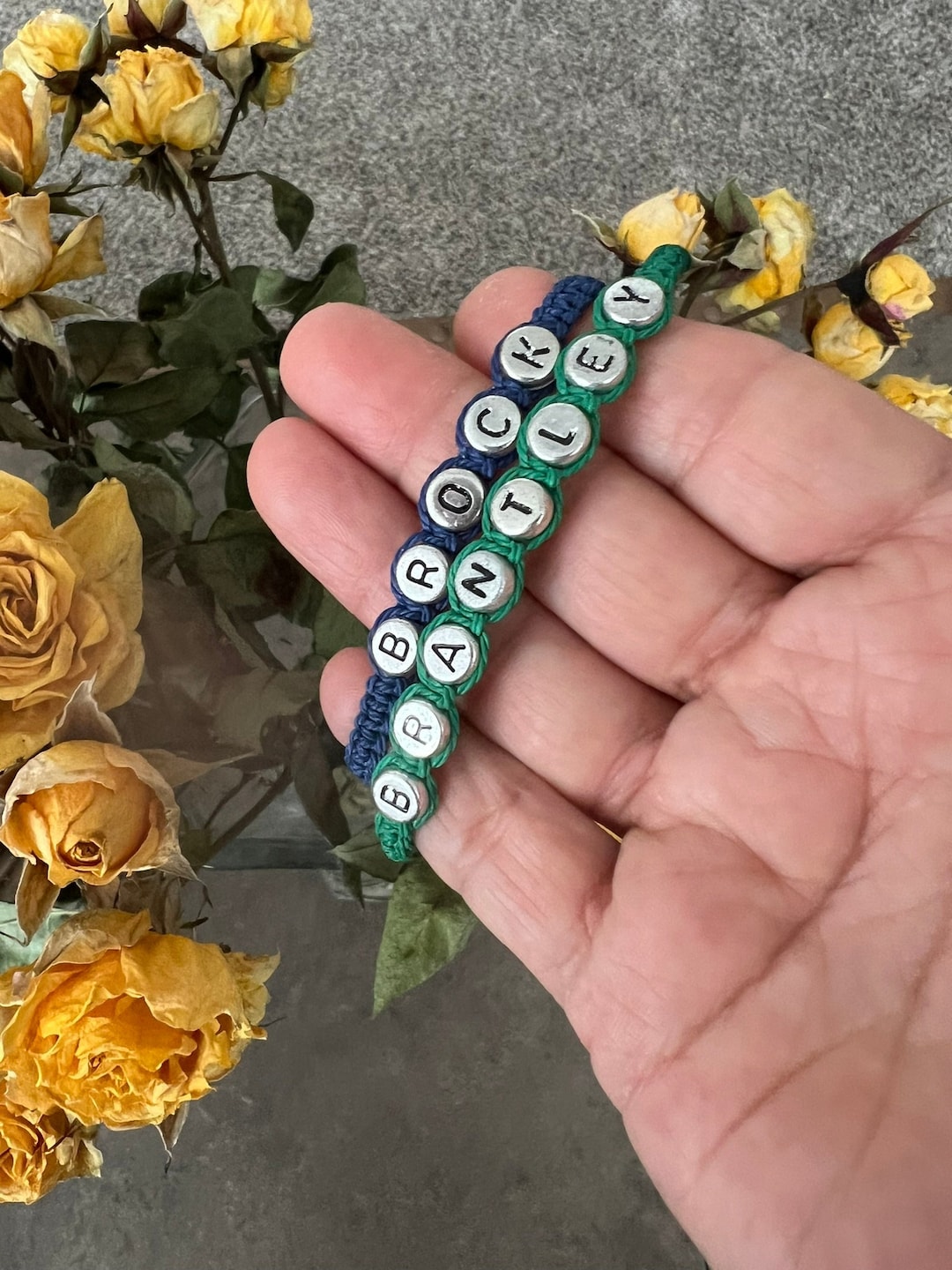 Personalized Name Bracelet: Back to School Gift, Mommy and Me Bracelet ...