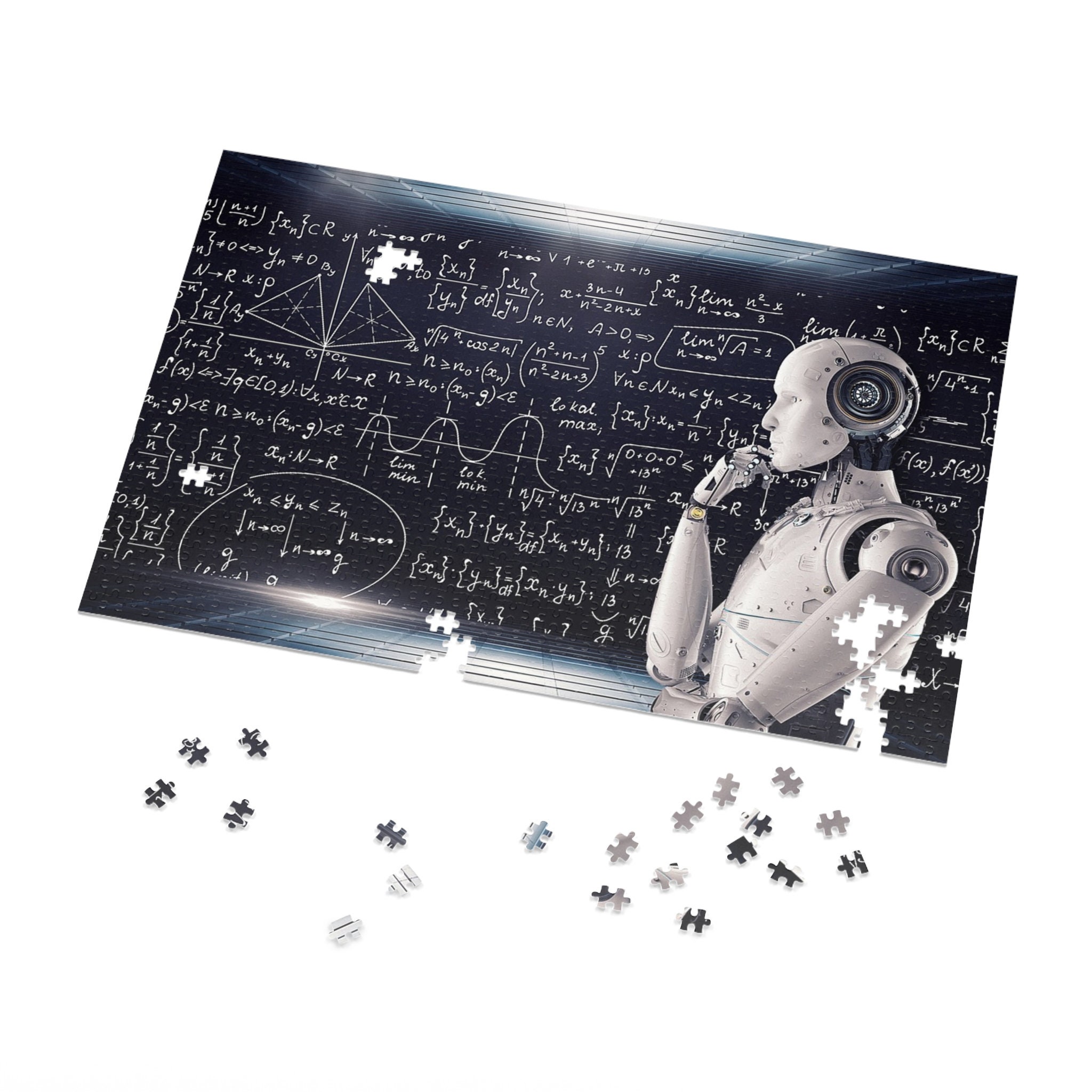 Artificial Intelligence-robotjigsaw Puzzle 30, 110, 252, 500,1000-piece ...
