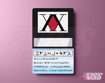 Anime Credit Card - Etsy