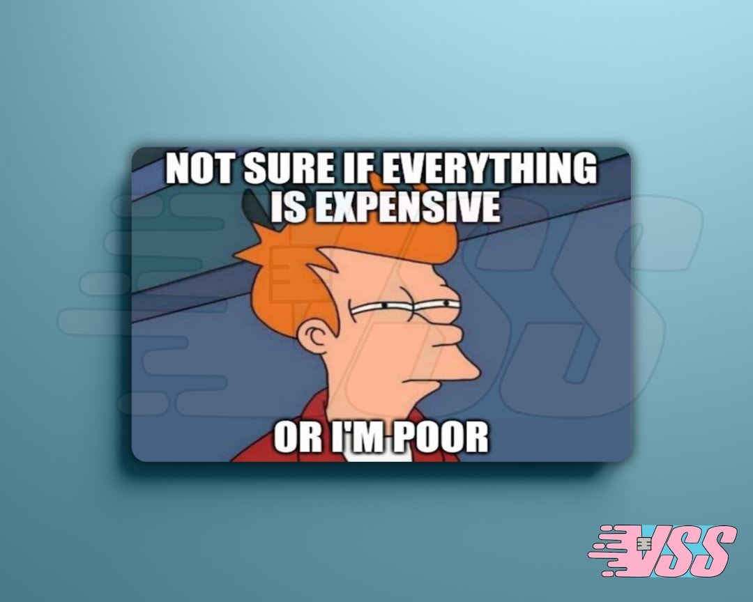 Card Sticker Card Skin Card Wrap Fits All Cards Customizable Card ...