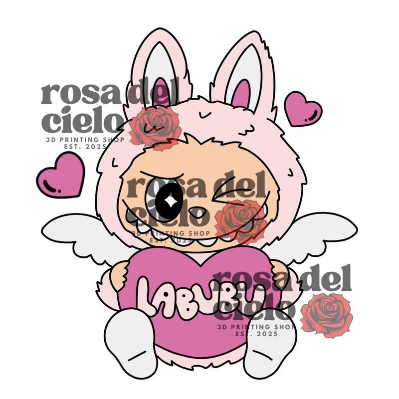 Valentines Labubu - Etsy