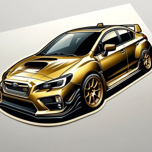 Stickerhub Limited Gold Car Collection - Etsy