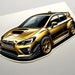 Stickerhub Limited Gold Car Collection - Etsy