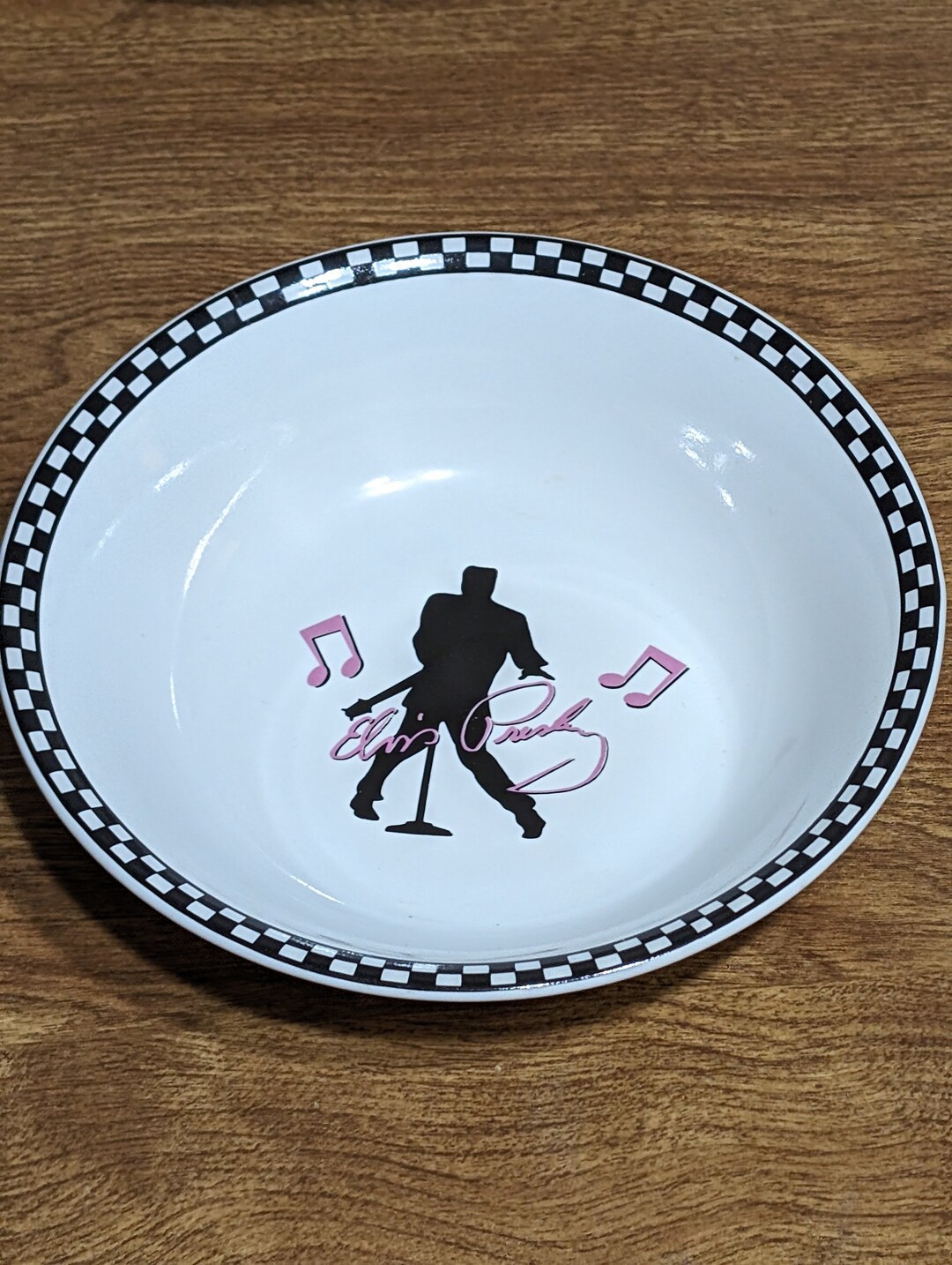 Officially Licensed 1997 Elvis Presley Checkerboard Dinner Plate ...