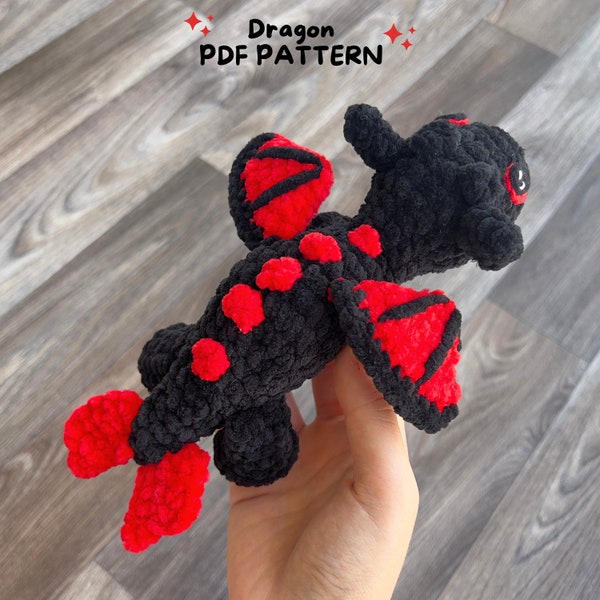 Dragon Plush Pattern - Etsy