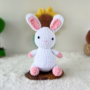 Bunny Crochet Pattern, Bunny Plush Pattern, Farm Animals Pattern, Bunny ...