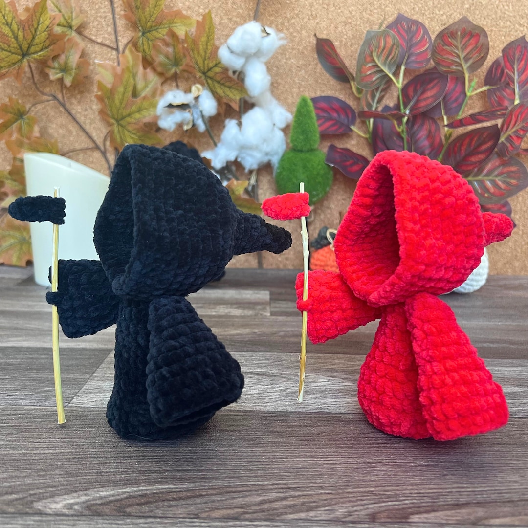 Grim Reaper Crochet Pattern, Halloween Crochet, Ghost Crochet Pattern ...