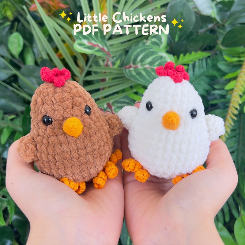 Small Hen Crochet Pattern - Etsy
