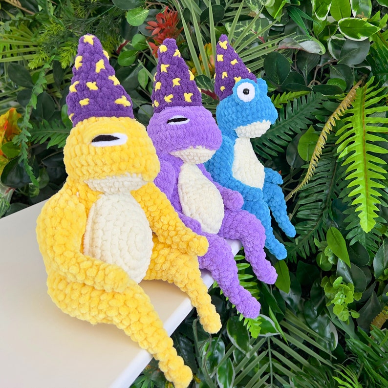 Wizard Frog Crochet Pattern, No Sew Frog Crochet, Frog Plush Pattern ...
