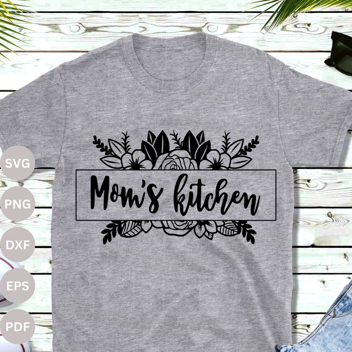 Mom's Kitchen SVG, Kitchen Svg, Mom Svg Files, Monogram Svg, Kitchen ...
