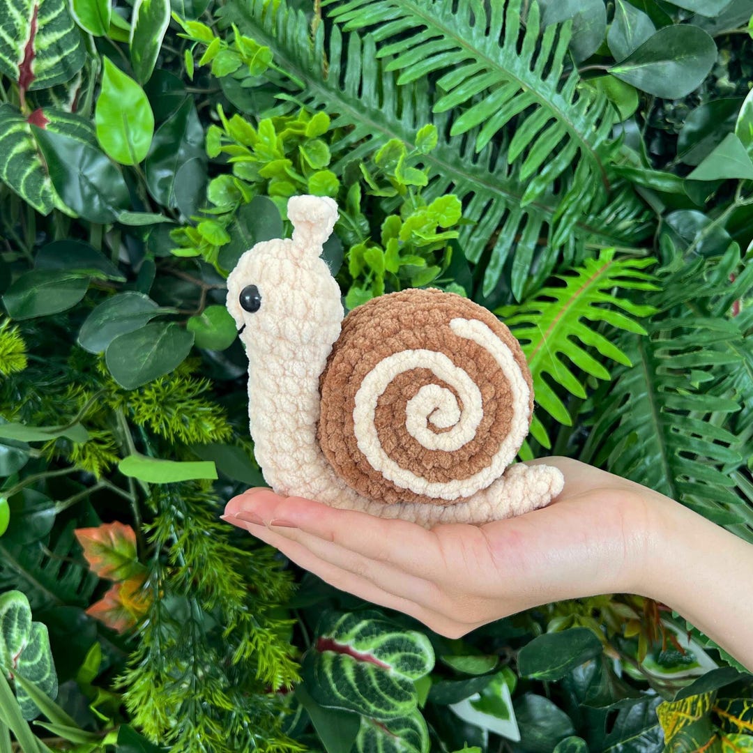 Crochet Snail Pattern, Snail Plush Pattern, Amigurumi Crochet, Crochet ...