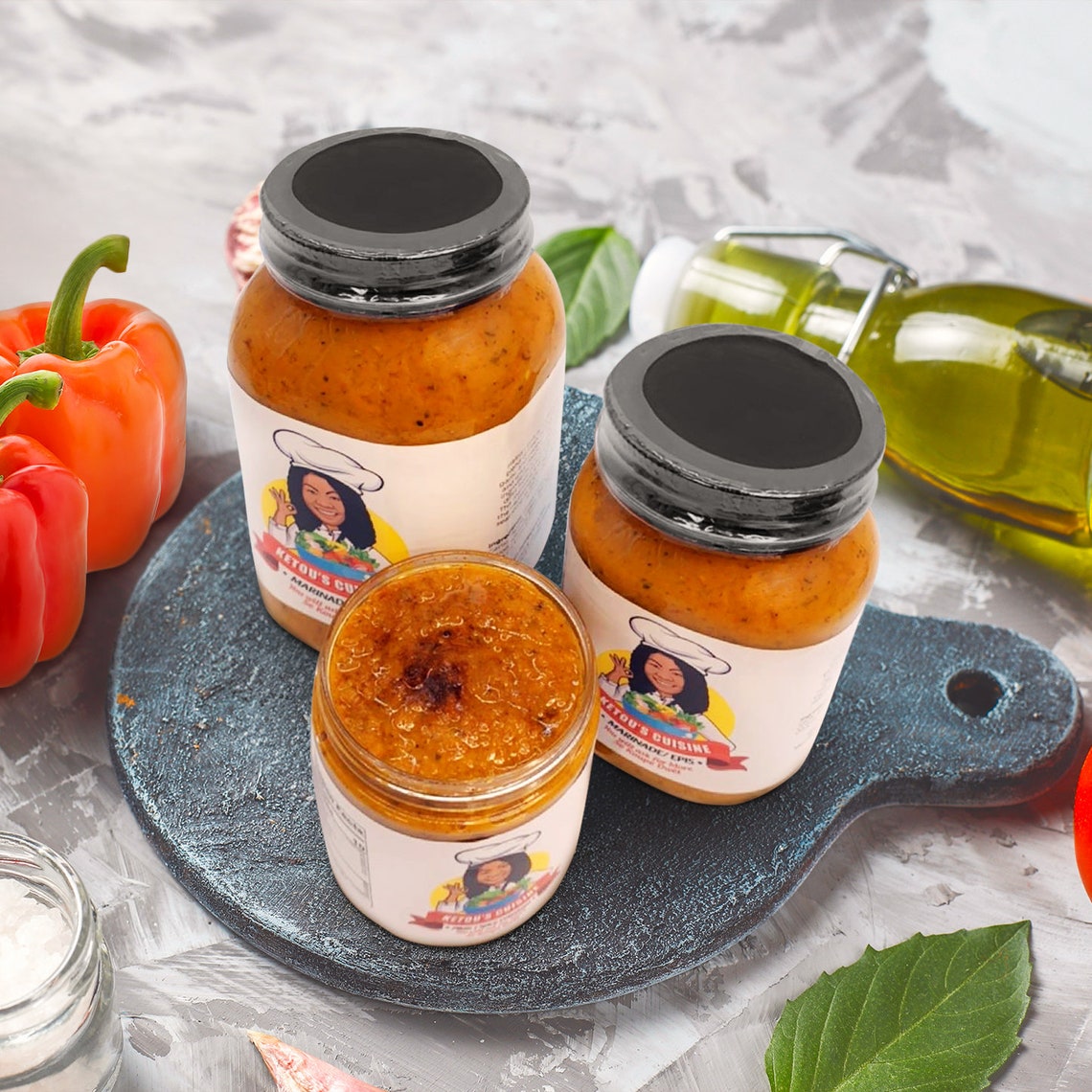 Traditional Haitian Epis Paste,all-natural Caribbean Seasoning Blend ...