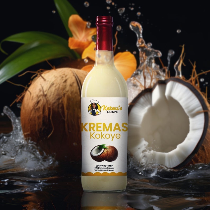 Premium Haitian Kremas, Creamy Caribbean Delight, Rich Caribbean Cream ...